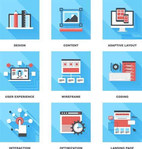 Web Design Programming Development Royalty Free Vector Image