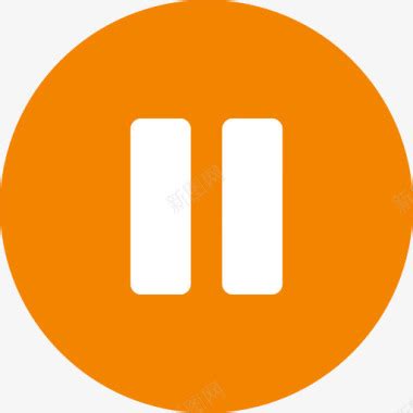 暂停标志图标 暂停标志icon 暂停标志矢量图标 88ICON