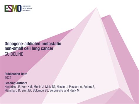 Esmo Interactive Guidelines