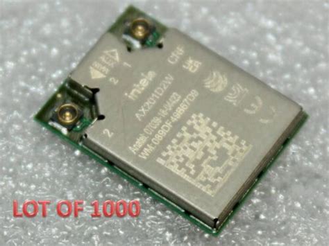 1000 Intel Wi Fi 6 Ax201 24ghz 5ghz 80211ax On Board Wifi Card