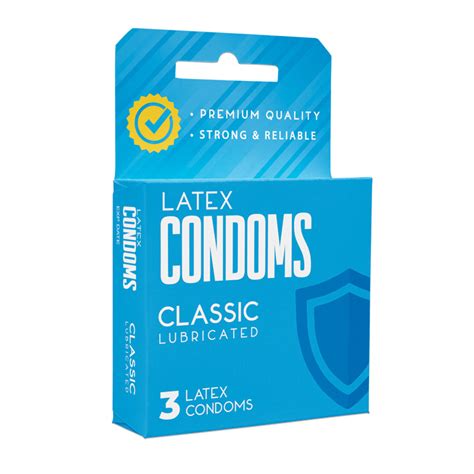 Condom Box Latex Shield 3 Pack Classic Hand Prop Room