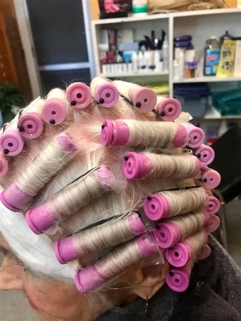 Pin by marie on roller sets.perms. and comb outs | Up hairstyles, Roller set, Hair rollers