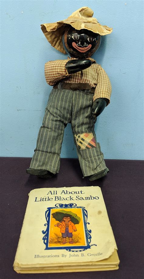 Sold Price 1917 Little Black Sambo Book And Doll September 4 0119 600 Pm Edt