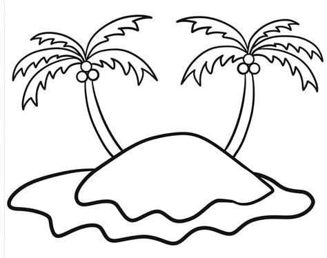 Eiland Kleurplaten Kinderen Kleurplaat