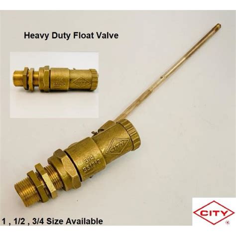 12” 34” 1” Hd City Brass Heavy Duty Float Valve Shopee Malaysia