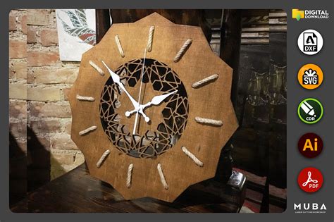 Wall Clock Svg Graphic By Mubalazer · Creative Fabrica