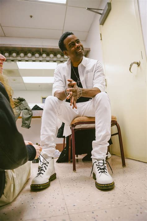 Chris Rock Behind The Scenes On Stage In Selective Outrage Images