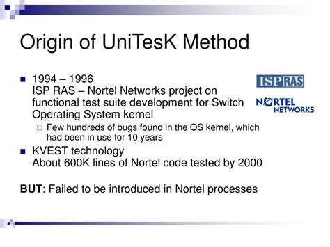 Ppt Unitesk Model Based Testing In Industrial Practice Powerpoint