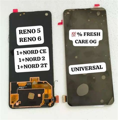Black Oppo Reno Original Combo Mobile Phone Screen At Piece In Chennai
