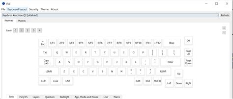 space key not shown in vial ui for keychron sideloaded jsons · issue