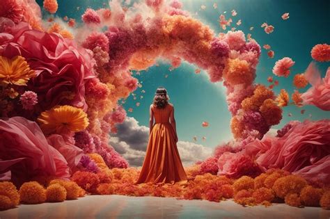 Premium Ai Image Wallpaper Concept Flow Element Force