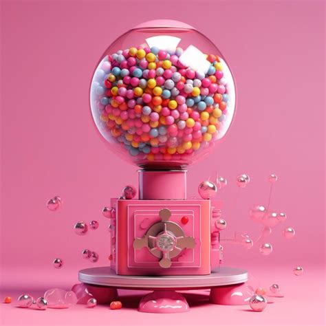 Premium Ai Image Gumball Machine