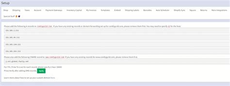 Connect Your Custom Domain Commentsold