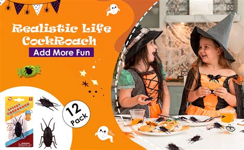 Pull Back Fake Speedy Cockroach Toy 2 5 Plastic Insect Crawling Brown Realistic