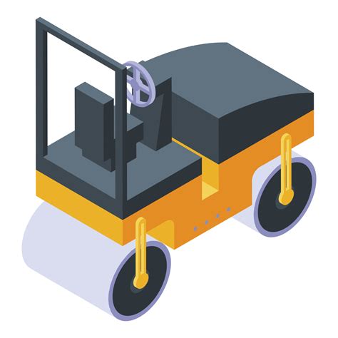 Asphalt Compactor Icon Isometric Style 15847730 Vector Art At Vecteezy