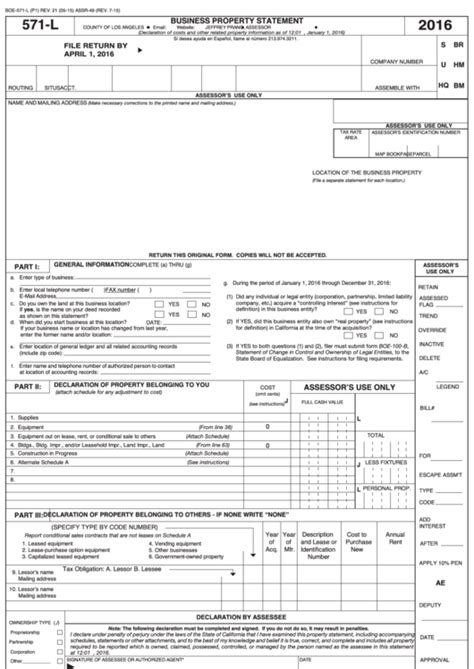 28 Los Angeles County Assessor Forms And Templates Free To Download In Pdf
