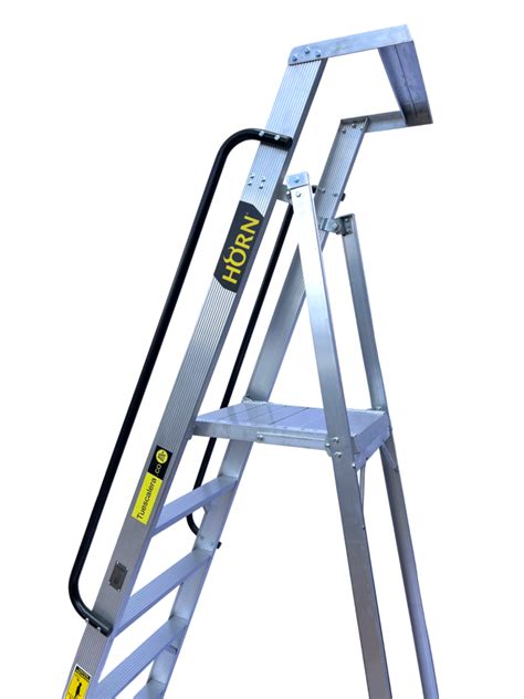 Escalera De Tijera Con Plataforma En Aluminio Certificada 6 Pasos Tu