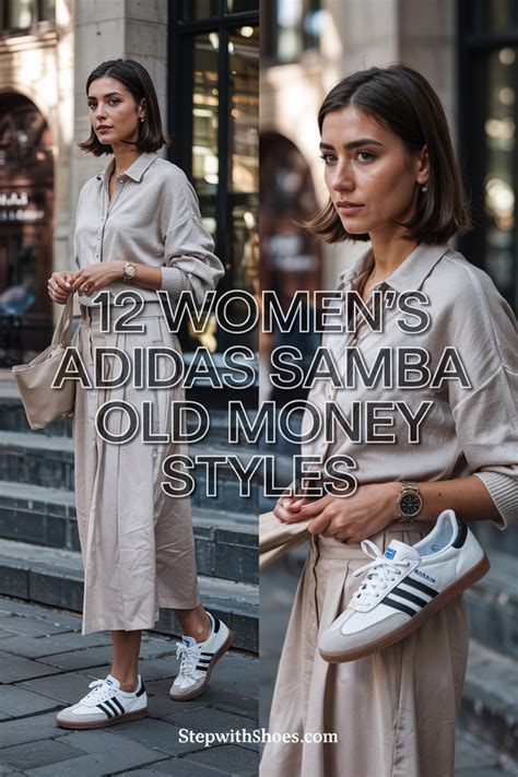 12 Womens Adidas Samba Old Money Styles Outfits Tenis Adidas White