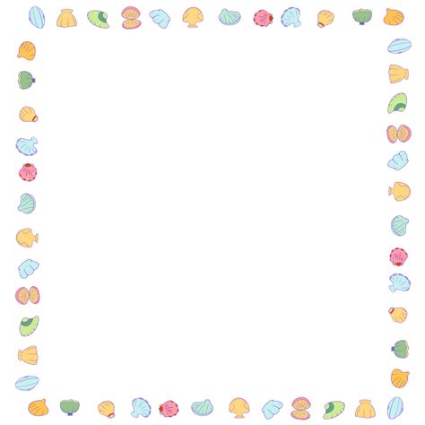 Shell Border Png Image Shell Border Shell Seashell Clam Shell Png Image For Free Download