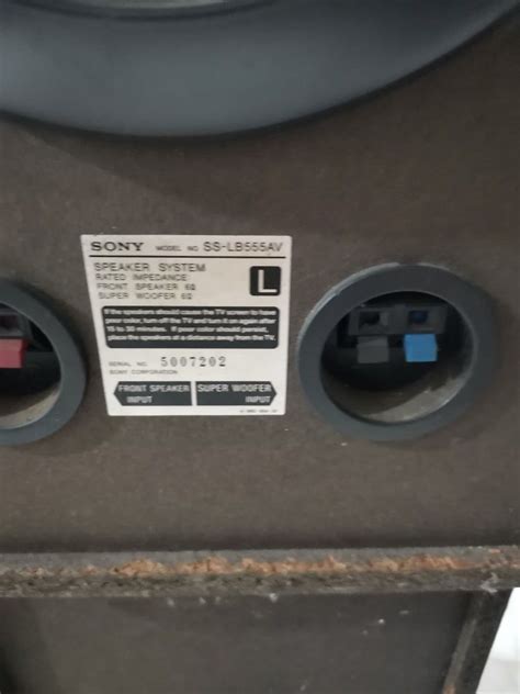 Sony Ss Lb555av Speaker Audio Soundbars Speakers And Amplifiers On