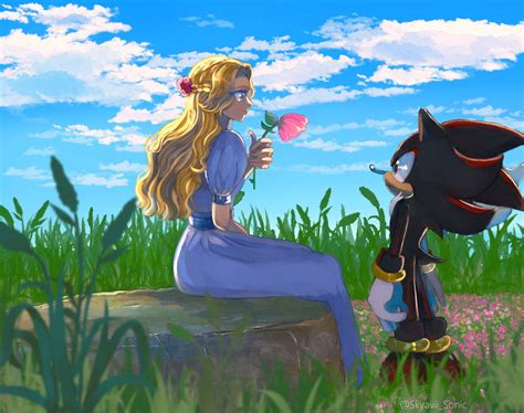 Shadow And Maria By Skyavii Sonic On Deviantart