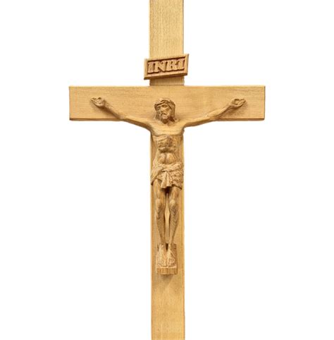 Pakabinamas ąžuolinis Kryžius Pagaminta Vienuolyne