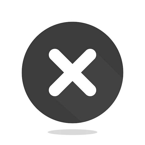 Premium Vector Vector Icon Button Cancel Icon