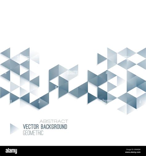 Abstract Geometric Background With Color Triangles Vector Illustration