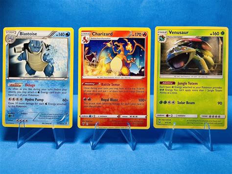 Mega Blastoise Charizard Venusaur Cards