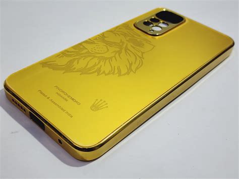 Redmi Note G Golden Back Cover Bt Limited Edition Store
