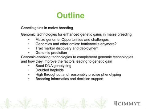 Genomic And Enabling Technologies In Maize Breeding For Enhanced Genetic Gains In The Tropics Pdf