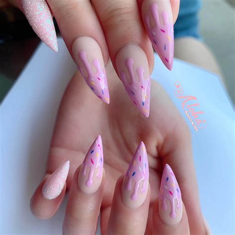 21 Cute Easy Ice Cream Nails Sparkling Boy Ideas