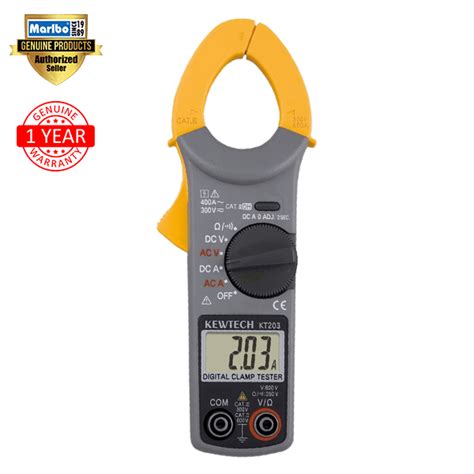 KT 203 AC/DC CLAMP METER – buymarlbo | Best Electrical Testers ...