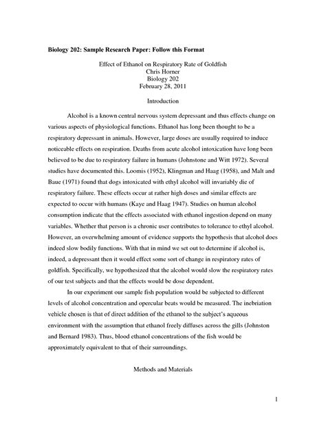 Sample Dissertation Paper