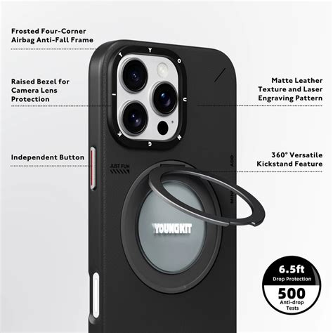 قیمت و خرید کاور یانگ کیت مدل Leather 360° مناسب برای گوشی موبایل اپل