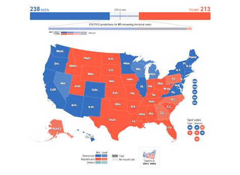Election Maps Visualizing 2020 Us Presidential Electoral Vote Results