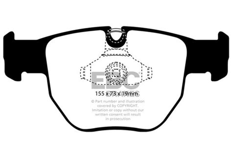 Ebc 03 05 Land Rover Range Rover 44 Ultimax2 Front Brake Pads