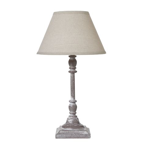 Antia Stem Table Lamp With Linen Shade Wholesale By Hill Interiors
