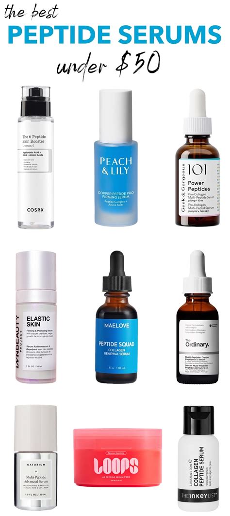 9 Best Peptide Serums For Fine Lines And Wrinkles All Under 50