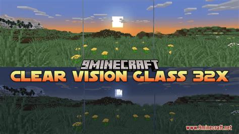 Clear Vision Glass 32x Resource Pack 2612 1201 Texture Pack