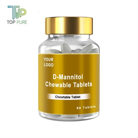 Toppure Health Plant Extract D Mannitol Chewable Tablets