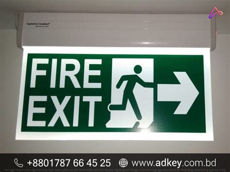 Emergency Exit Sign And Led Emergency Indicator Price