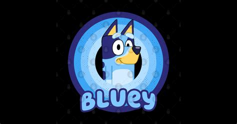 Bluey Circle Bluey Sticker Teepublic