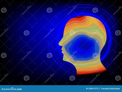 Source Imaging Of Human Epileptic Focus Stock Vector Illustration Of