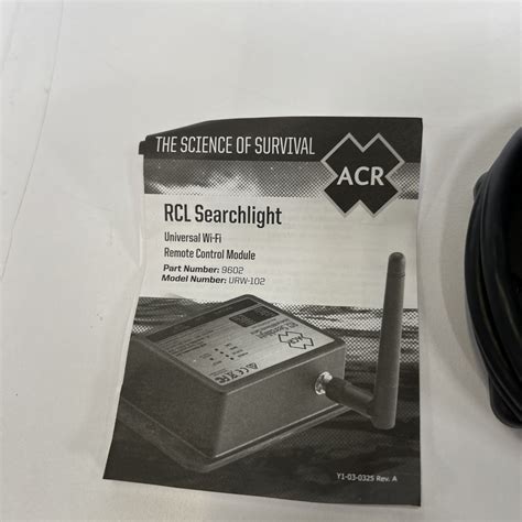 Acr Rcl 100 100d Led Spotlight Wifi Remote Control Module New Old