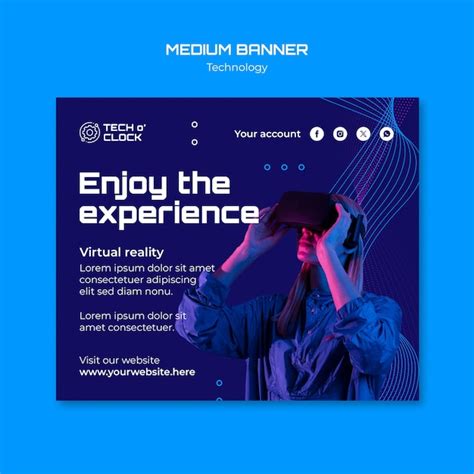 Free Psd Technology Template Design