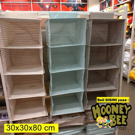 Original Miniso 4 Shelf Bulkhead Hanging Organizer Storage Place