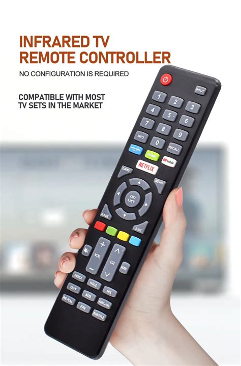 Universal Smart Infrared Tv Remote Control For Jvc Polaroid Blaupunkt