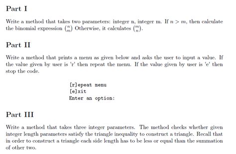 Solved Write A Method That Takes Two Parameters Integer N Chegg Com