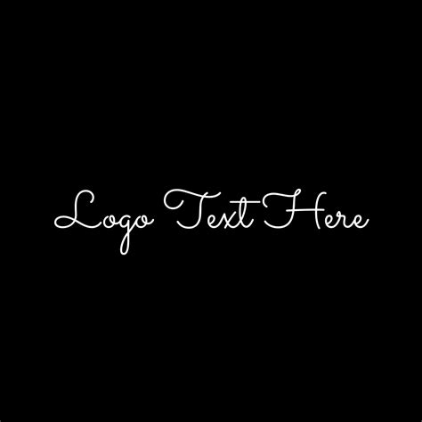 Cursive Handwritten Script Logo Brandcrowd Logo Maker